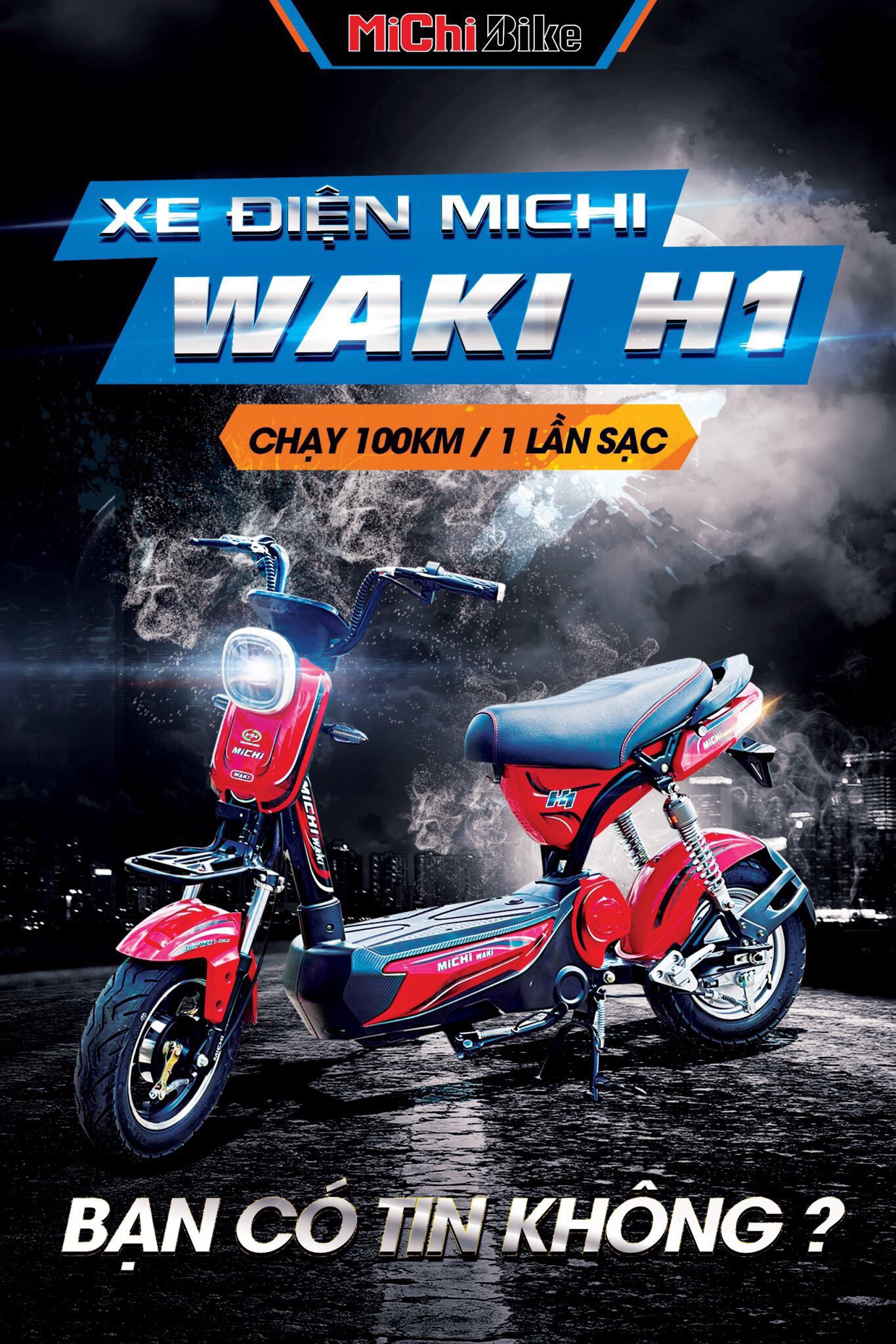 XE ĐIỆN MICHI WAKI H1 - Xe điện hàng hiệu
